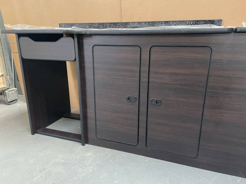 Assembled Low Level Kitchen Furniture Unit Pod Camper T5 T6 Vivaro ...