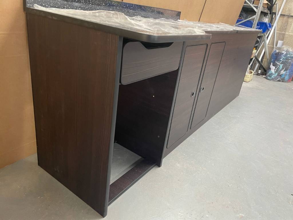 Assembled Low Level Kitchen Furniture Unit Pod Camper T5 T6 Vivaro ...