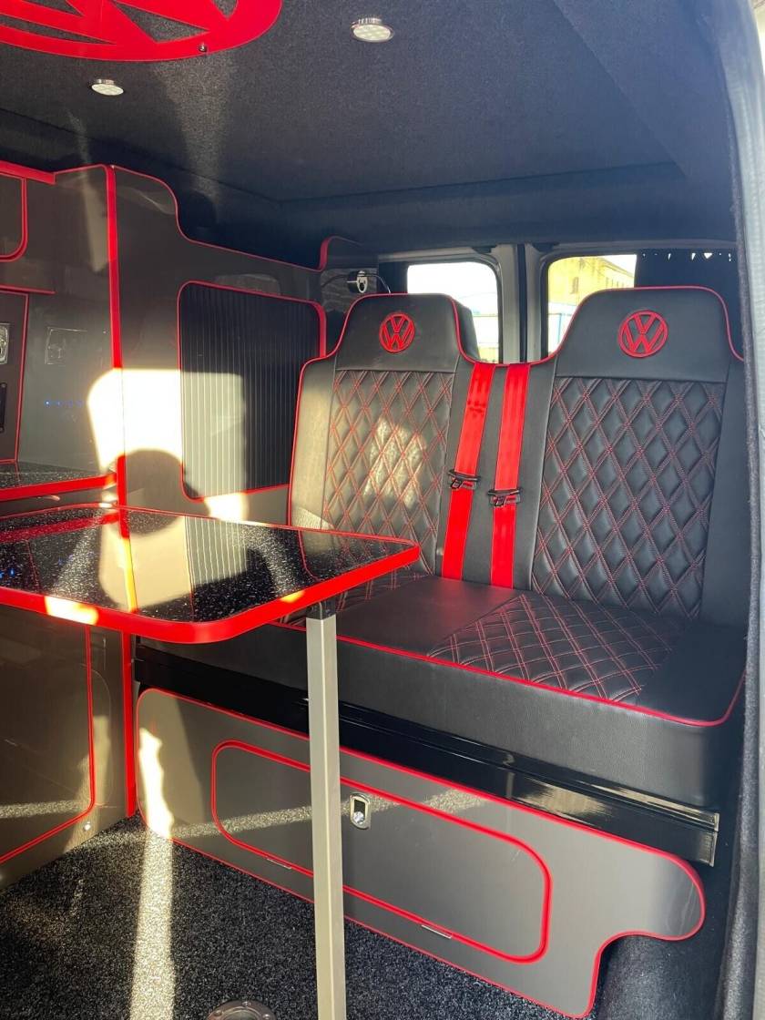 Lusso Campers - VW T5/T6 SWB Assembled Furniture Kit & Rock & Roll Bed ...