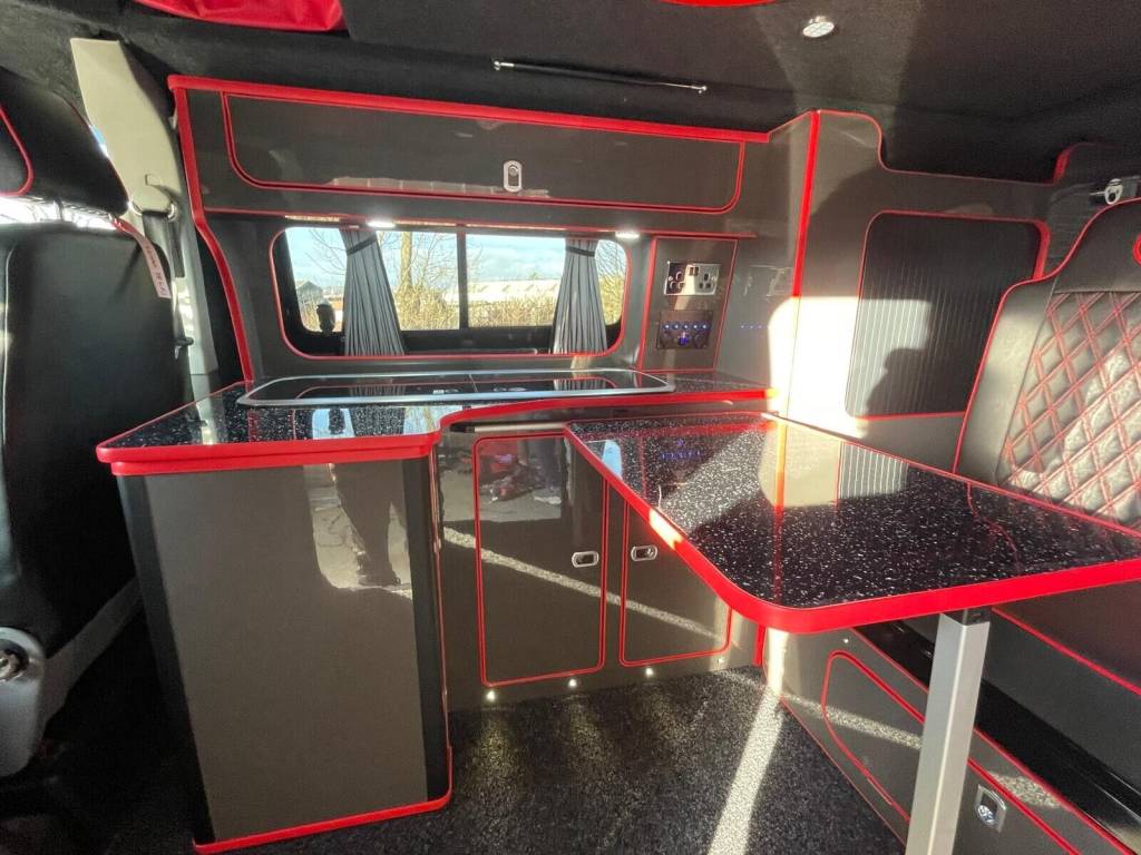 Lusso Campers - VW T5/T6 SWB Assembled Furniture Kit & Rock & Roll Bed ...
