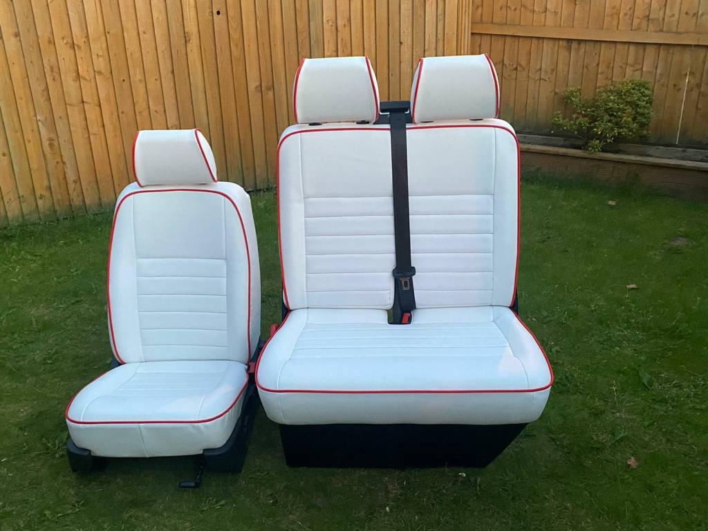 Premium VW T5 T6 New Style Fully Upholstered 2+1 Matching Front Seats ...