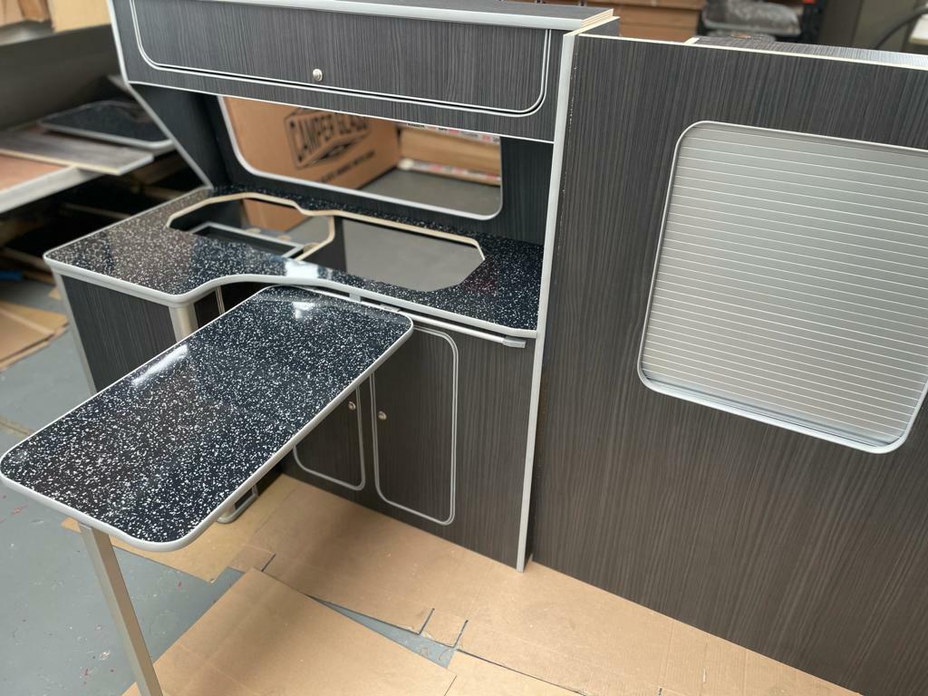 VW transporter T5 T6 SWB kitchen furniture Assembled camper van ...
