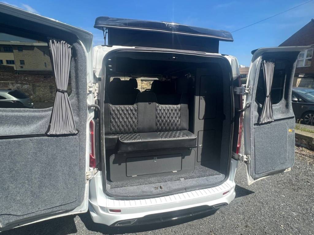 FULL Van CONVERSION Ford Transit Custom Campervan Motorhome 4 BERTH POP ...
