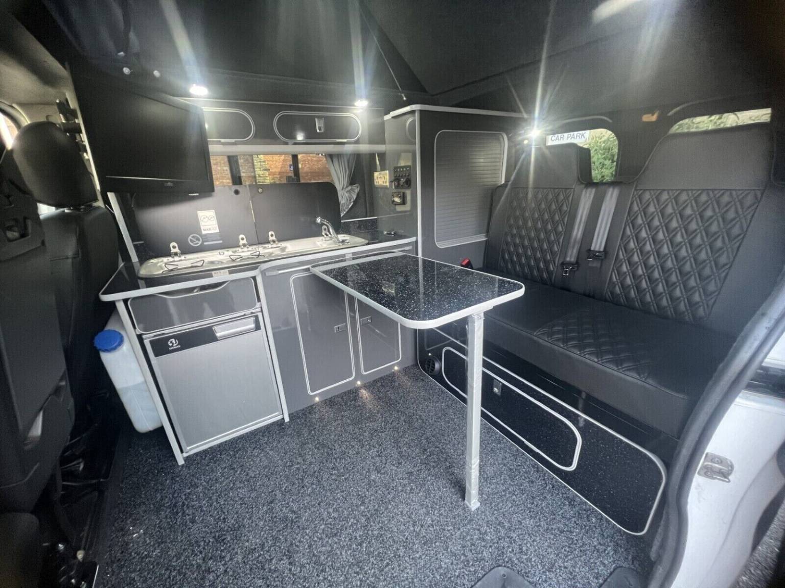 FULL Van CONVERSION Ford Transit Custom Campervan Motorhome 4 BERTH POP ...