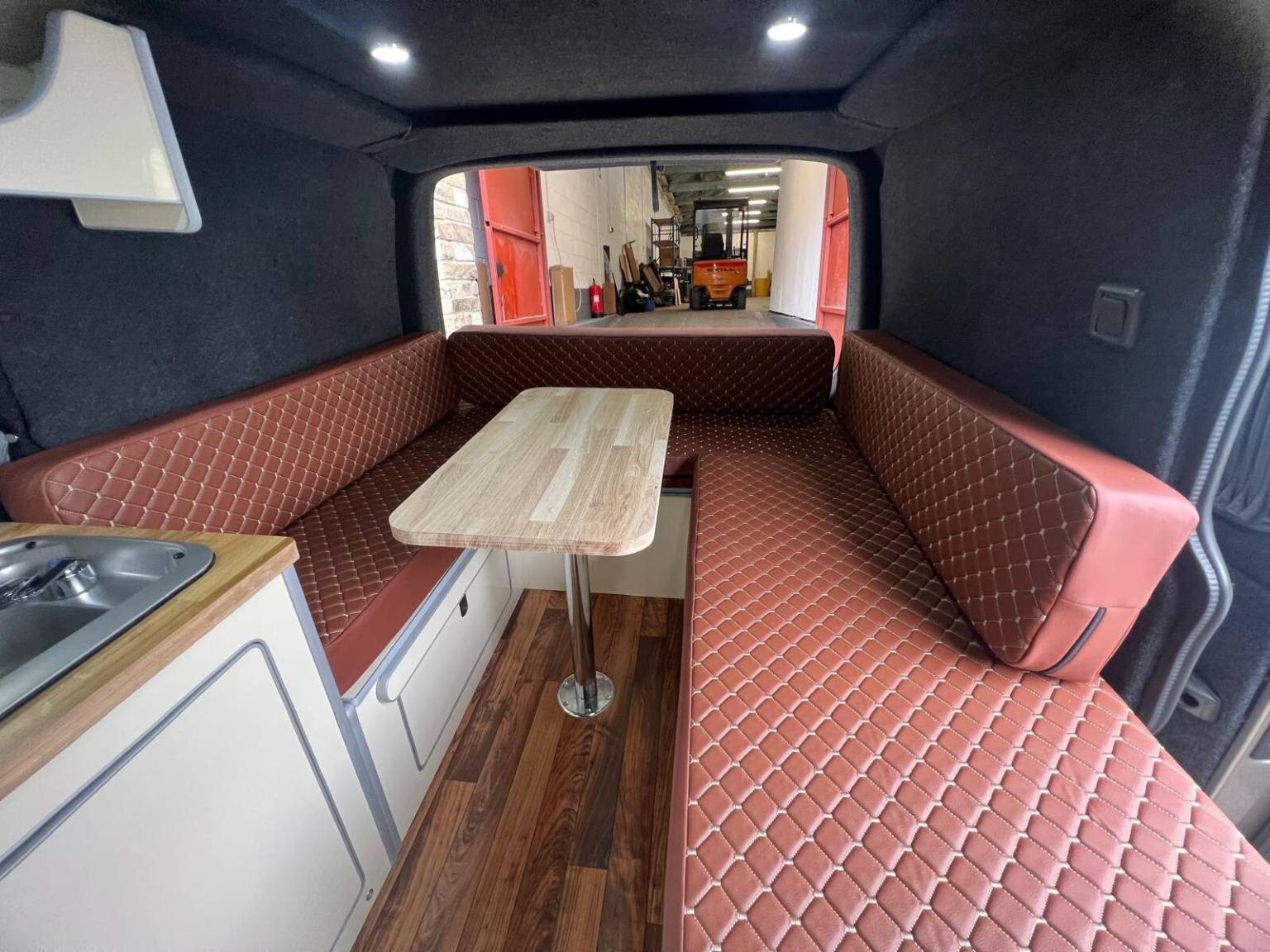 FULL Van CONVERSION VW Transporter T4 T5 T6 Campervan U Shape 4 BERTH ...