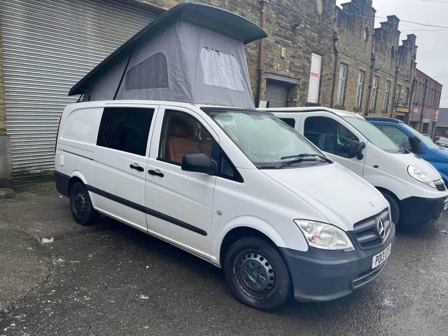 FULL Van CONVERSION Mercedes Vito Campervan Motorhome 4 BERTH POP TOP ...