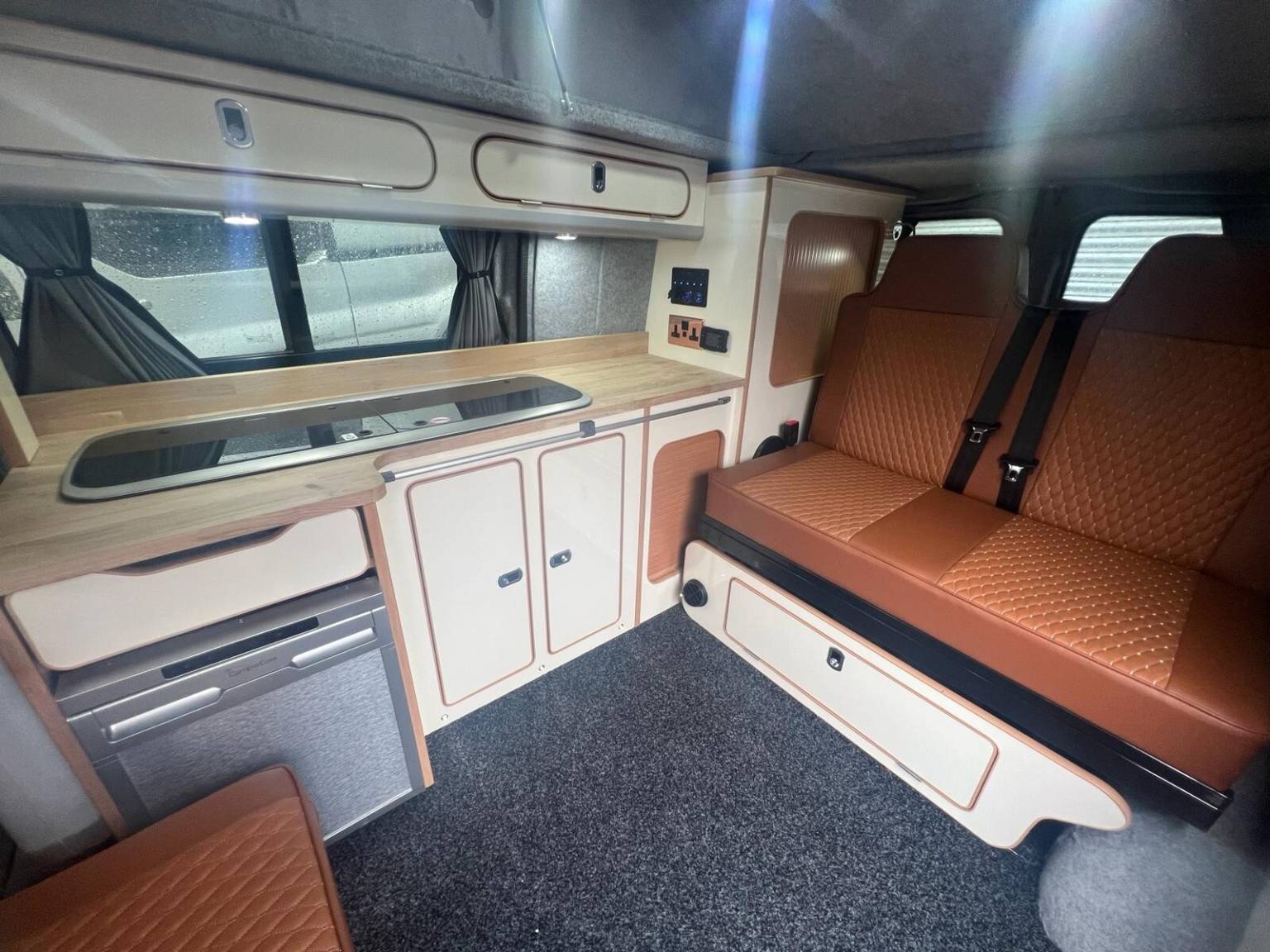 FULL Van CONVERSION Mercedes Vito Campervan Motorhome 4 BERTH POP TOP ...