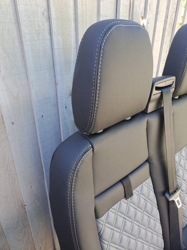 Ford Transit Custom 2+1 Matching Front Seats UPHOLSTERY EXCHANGE Twin ...