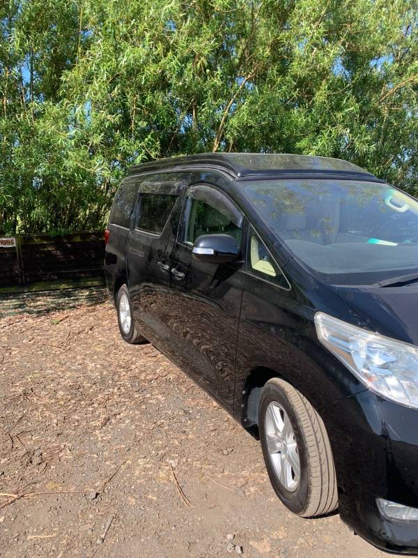 Toyota Alphard Pop top Popup Roof Campervan Motorhome Supply &1Day Fit ...