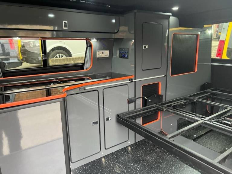 ASSEMBLED Camper Van Motorhome Furniture VW Transporter T5 T6 LWB ...