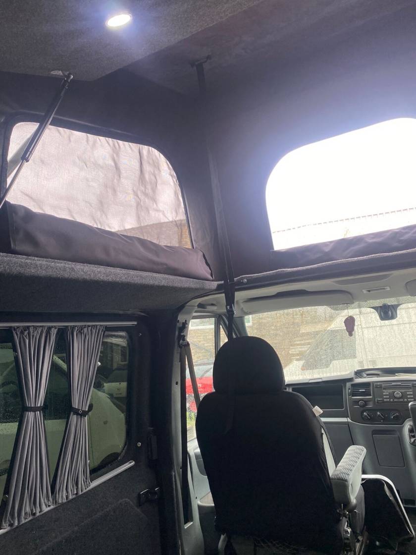 FULL Van CONVERSION Ford Transit MK7 Campervan Motorhome 4 BERTH POP ...
