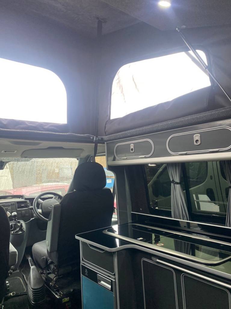 FULL Van CONVERSION Ford Transit MK7 Campervan Motorhome 4 BERTH POP ...