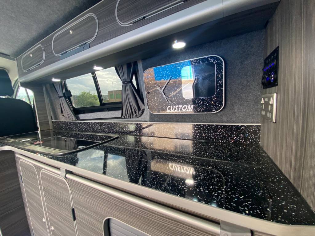 Ford Transit Custom LWB kitchen furniture Assembled camper van ...