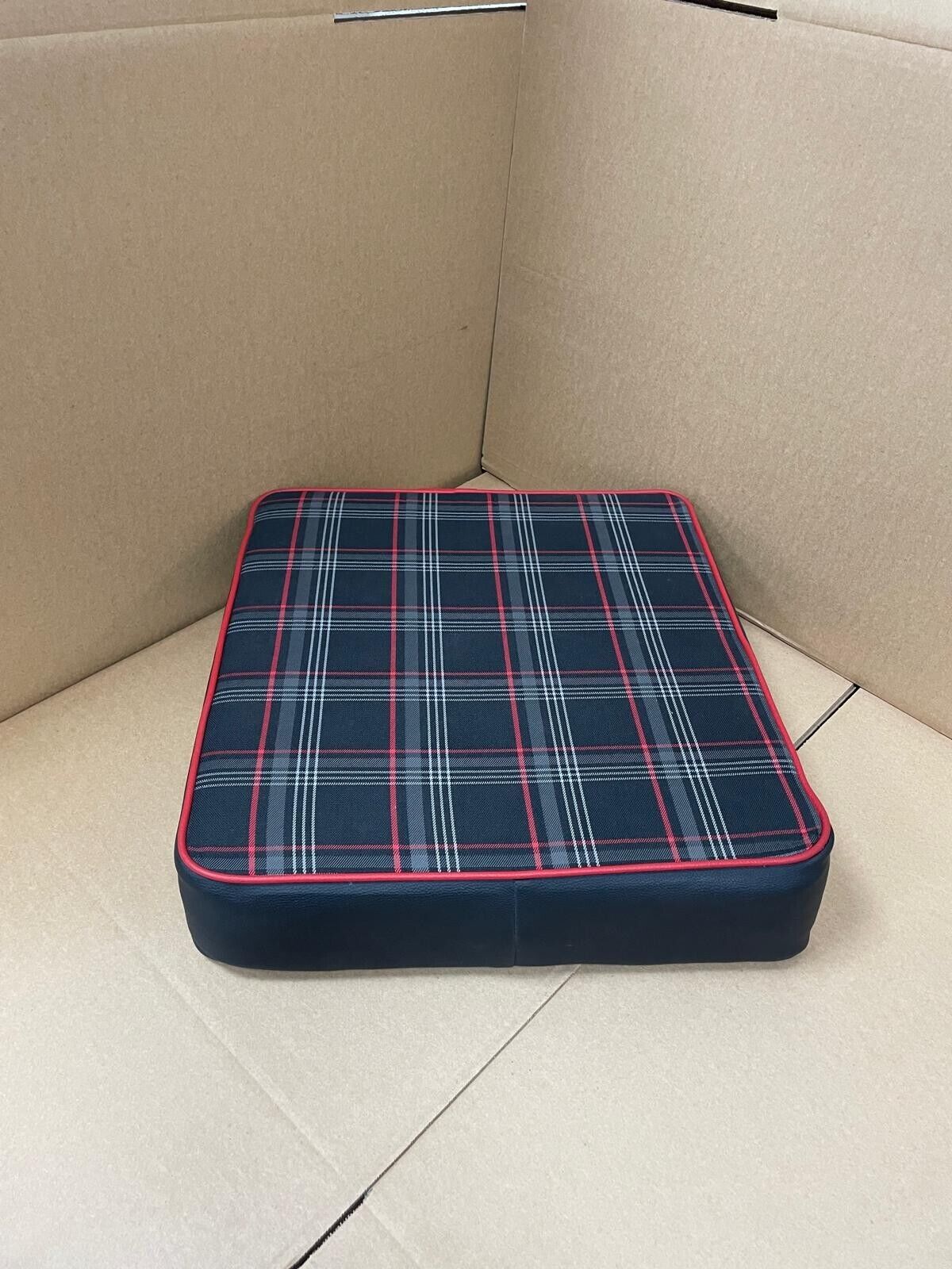 Potti Cushion for Thetford Porta Potti Box (47cm x 50cm) GTI Tartan Red ...